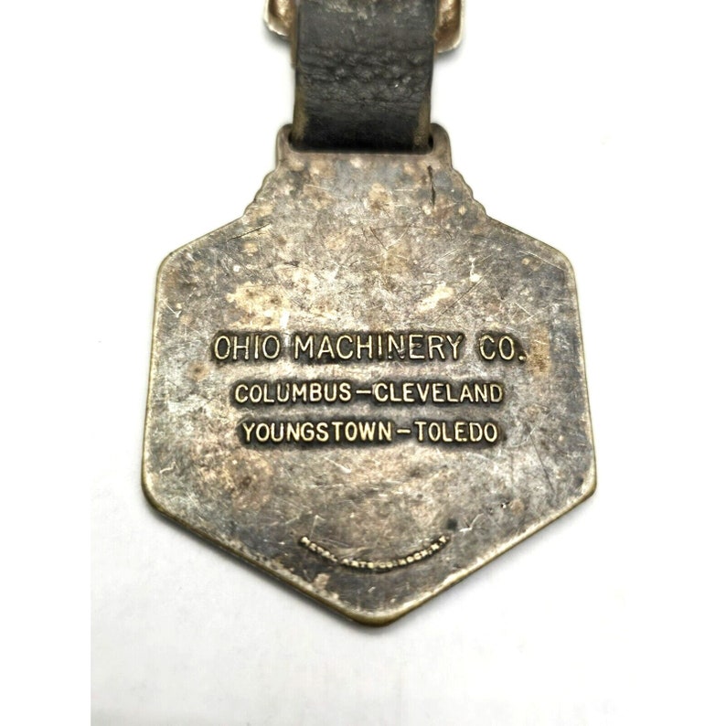 ANTIQUE THE LORAIN Crane Shovels Draglines Moto-cranes Pocket Watch Fob ...