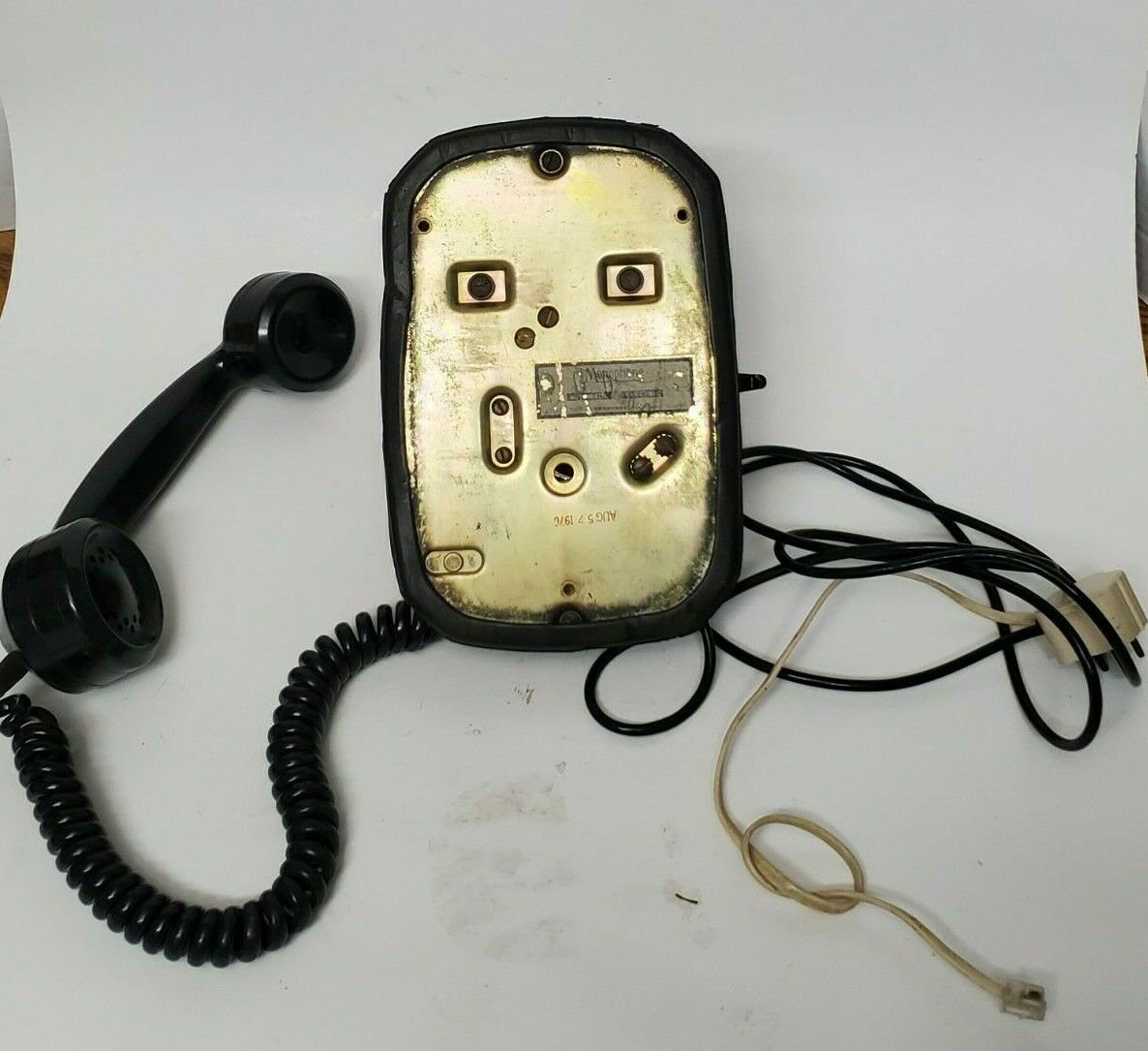 VINTAGE AUTOMATIC ELECTRIC Rotary Monophone Telephone Antique ...