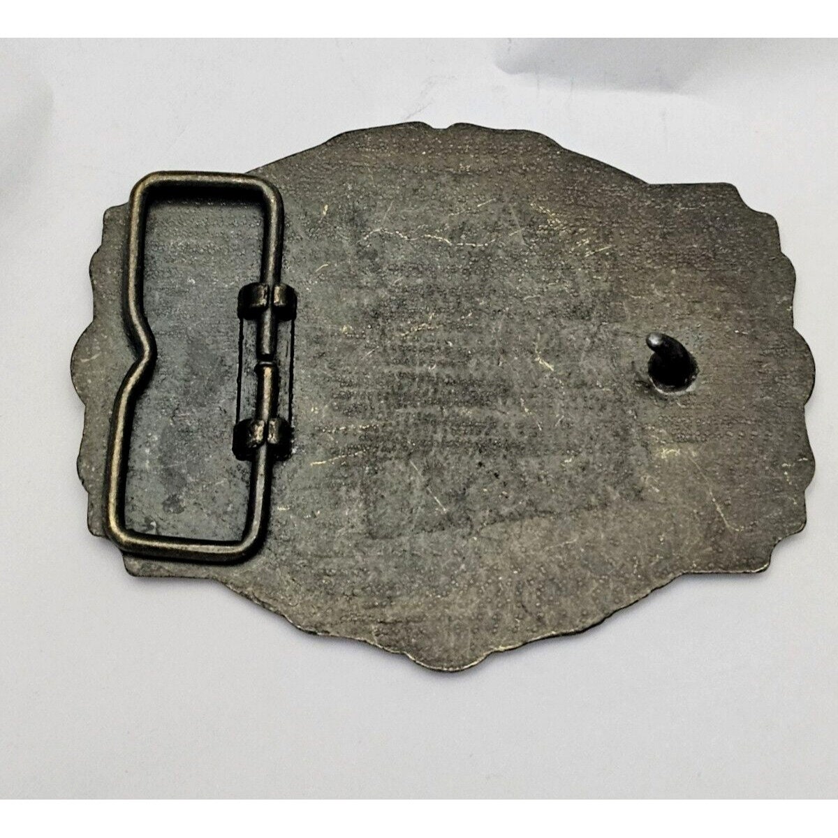 ANTIQUE SAILING SHIP Belt Buckle Livingstone Wells & Co Gold Dealers ...