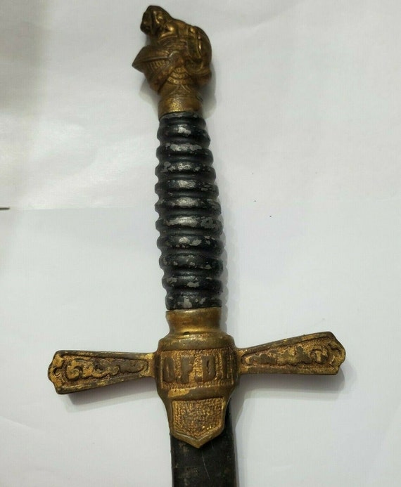VINTAGE SWORD KNIGHT Handle With Lion D F D I Sword and - Etsy