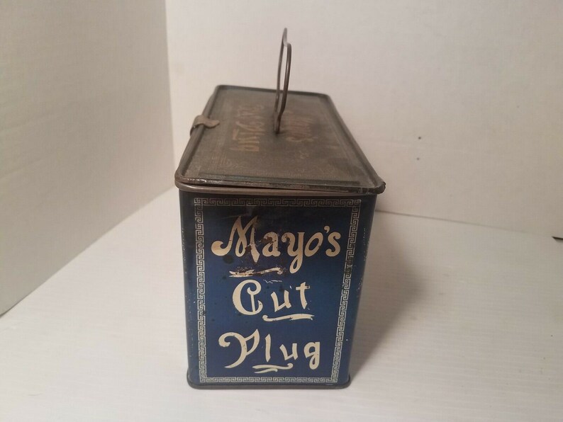 VINTAGE TOBACCO TIN Mayo's Cut Plug Antique Collectible - Etsy