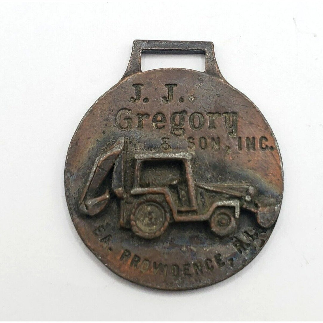 RARE ANTIQUE J. J. GREGORY & Son Inc Pocket Watch Fob Collectible ...
