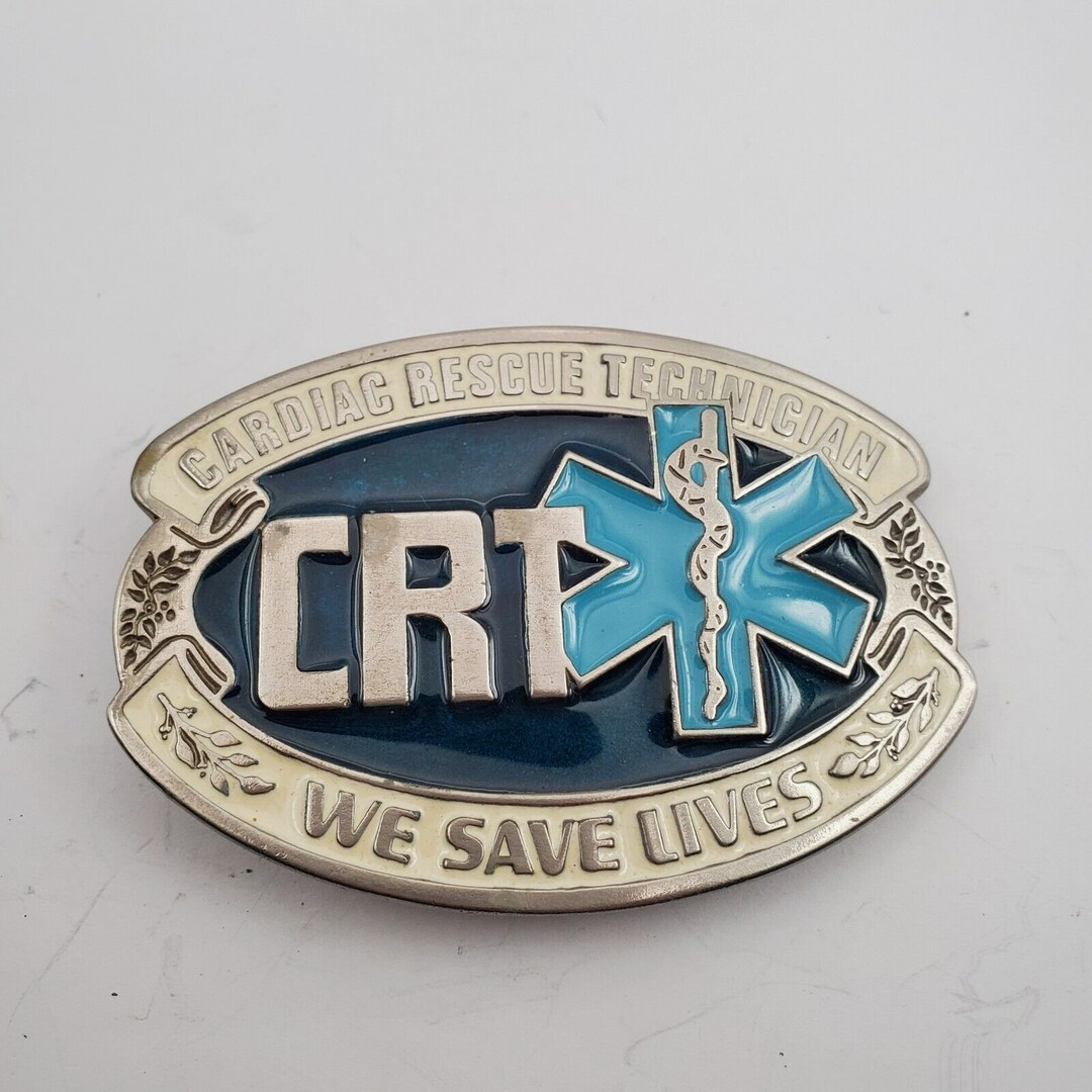 VINTAGE EMT CRT Cardiac Rescue Belt Buckle E.M.T. Technician - Etsy