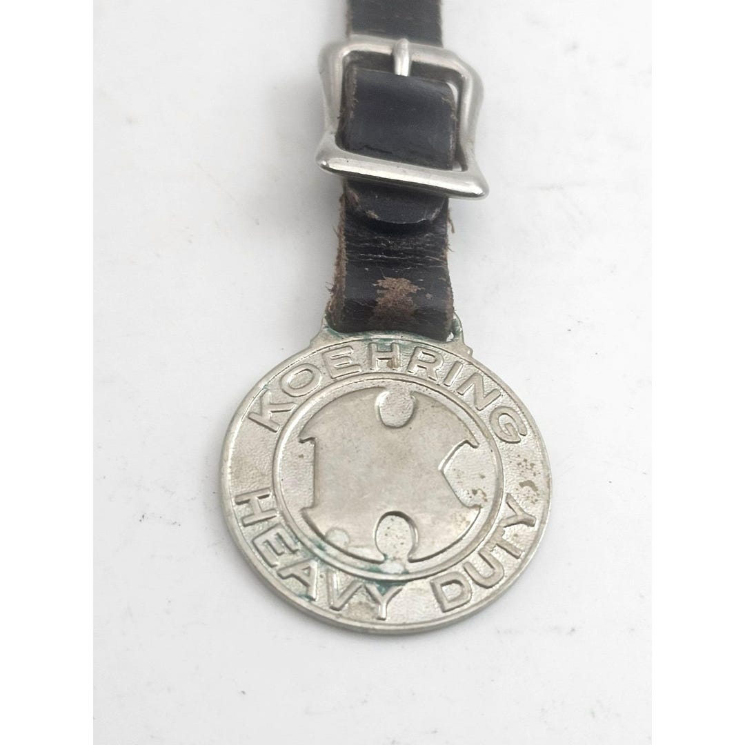 ANTIQUE KOEHRING WATCH Fob Heavy Duty the W. W. Williams Company ...