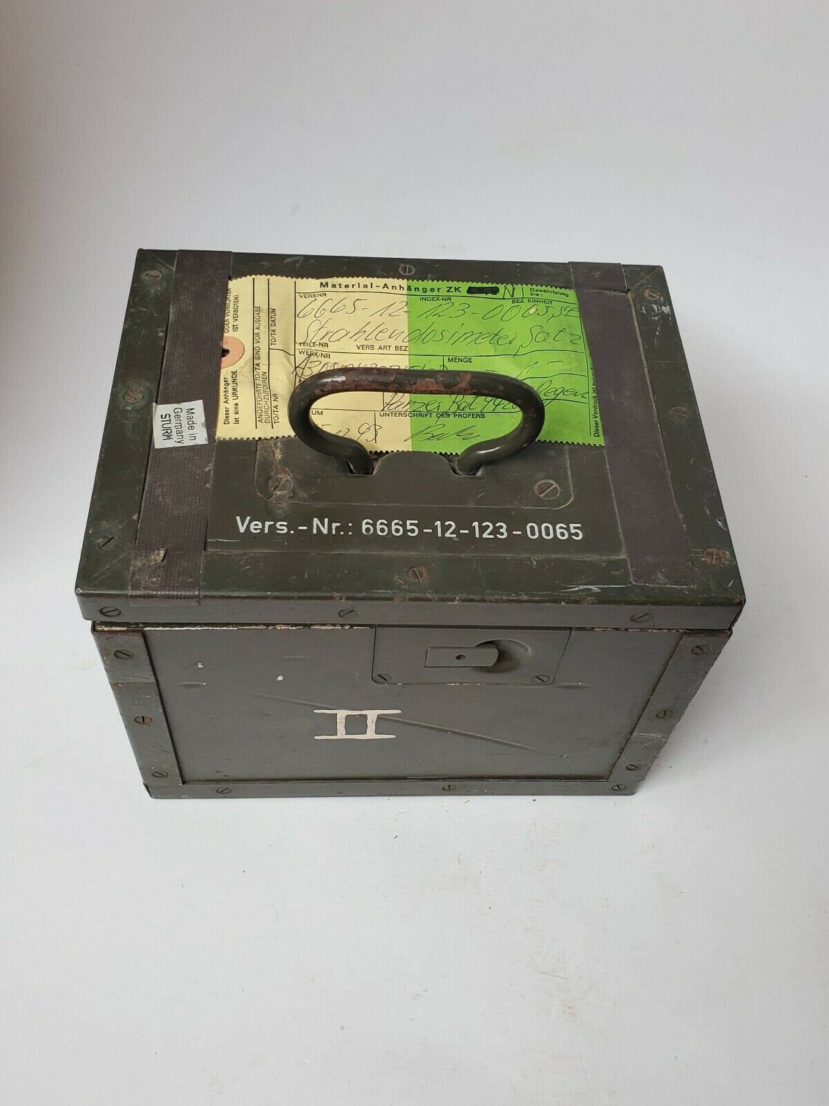VINTAGE GERMAN MILITARY Tactical Radiation Dosimeter Strahlendosimeter ...