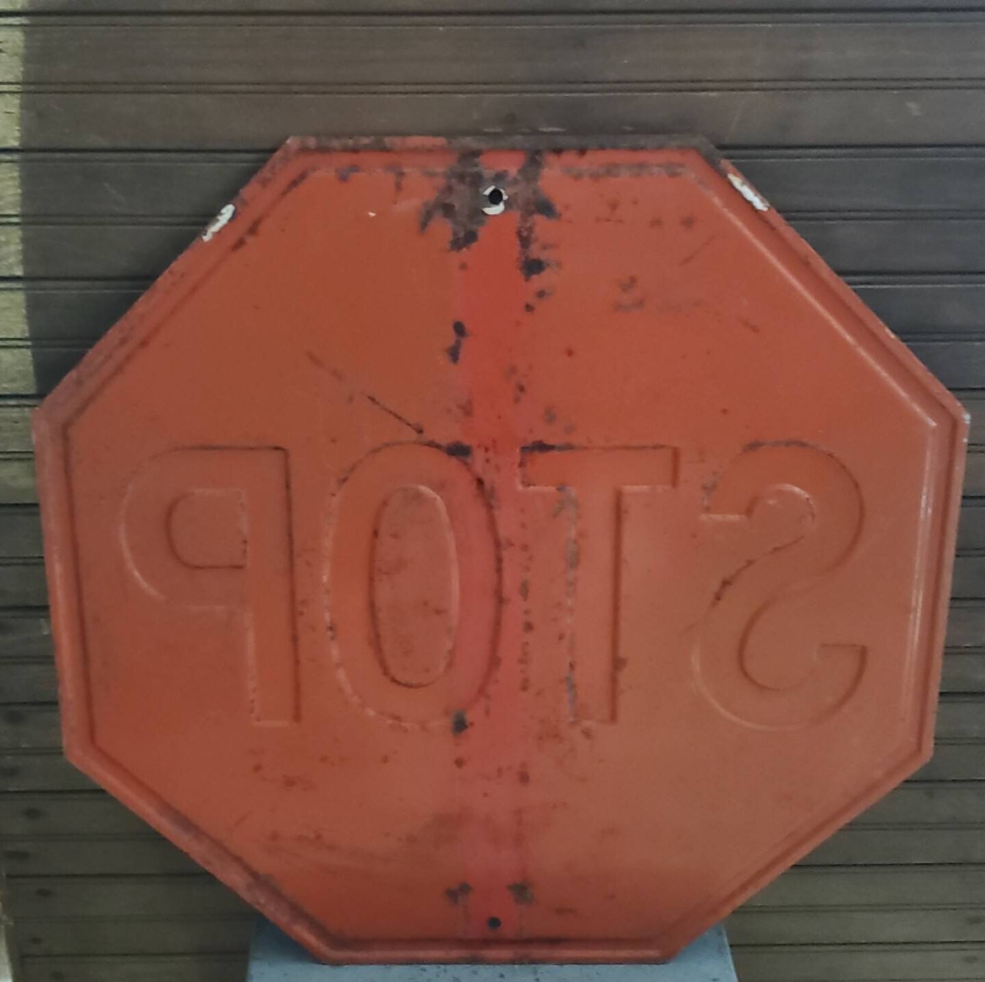 VINTAGE STOP SIGN Embossed Letters Collectible Transportation | Etsy