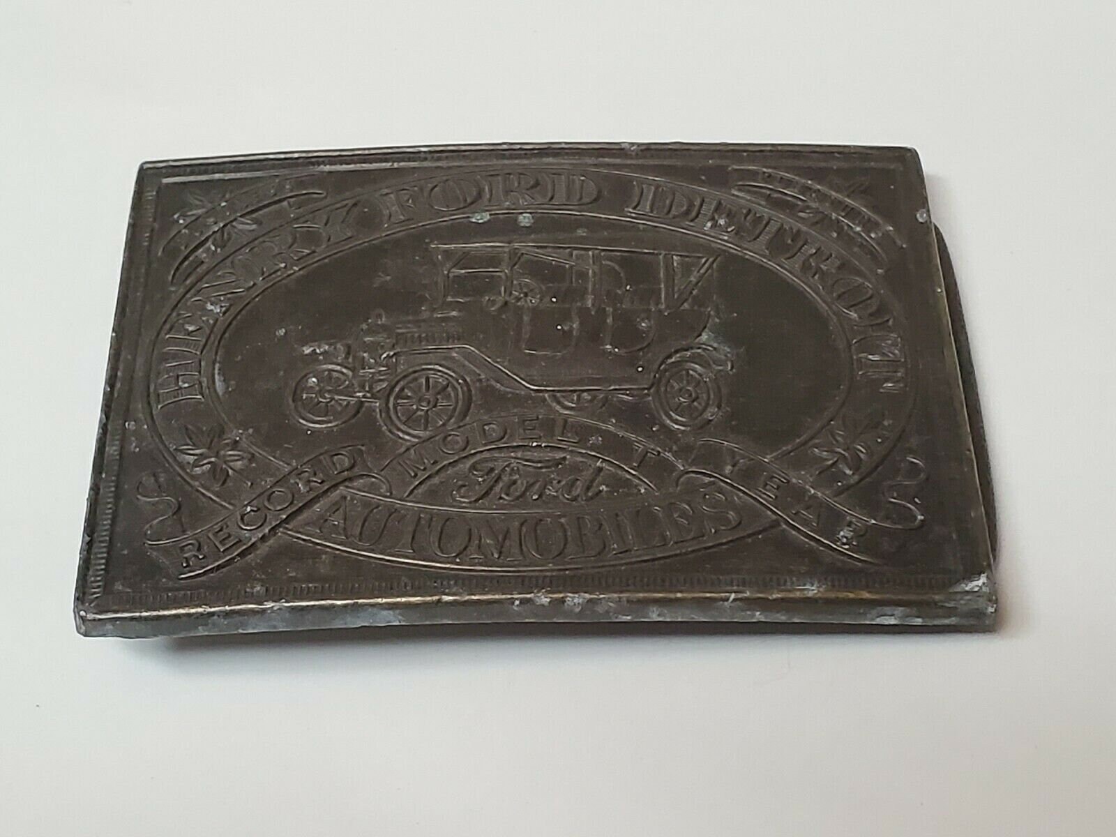 VINTAGE HENRY FORD Detroit Model T Belt Buckle - Etsy
