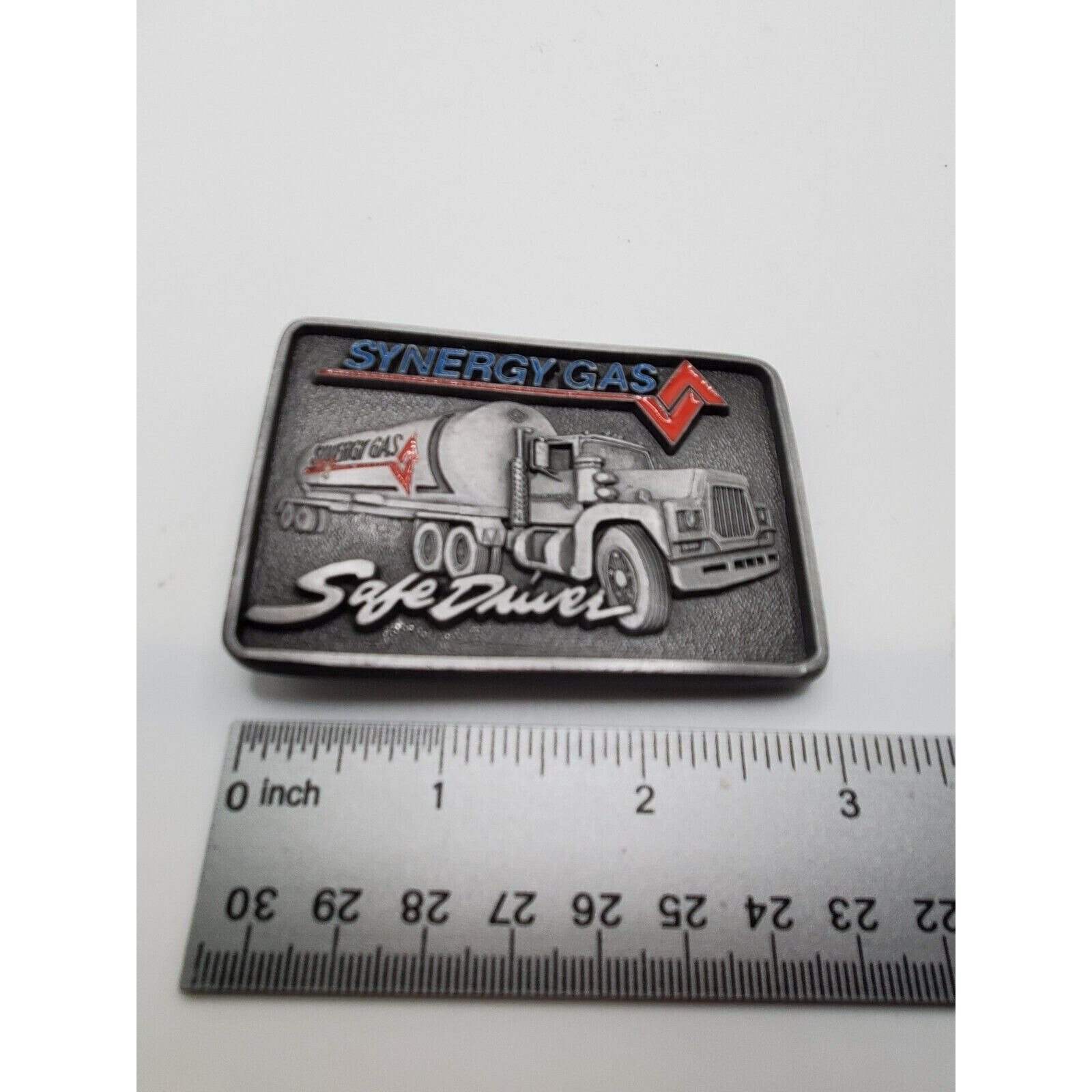 VINTAGE SYNERGY GAS Semia Belt Buckle Safe Driver 3d - Etsy