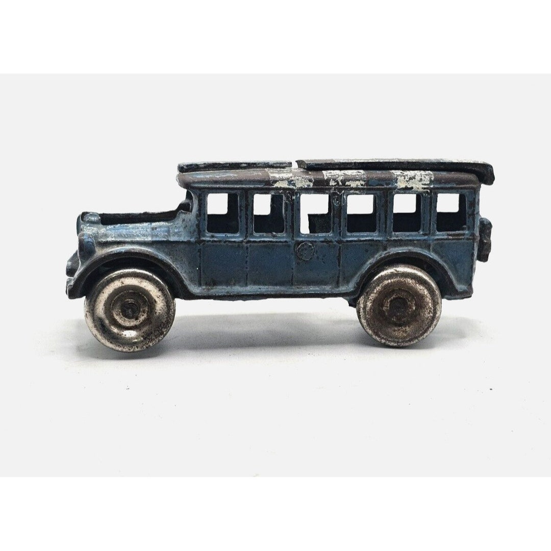 ANTIQUE ARCADE CAST Iron Toy Bus Touring Bus Collectible Memorabilia - Etsy