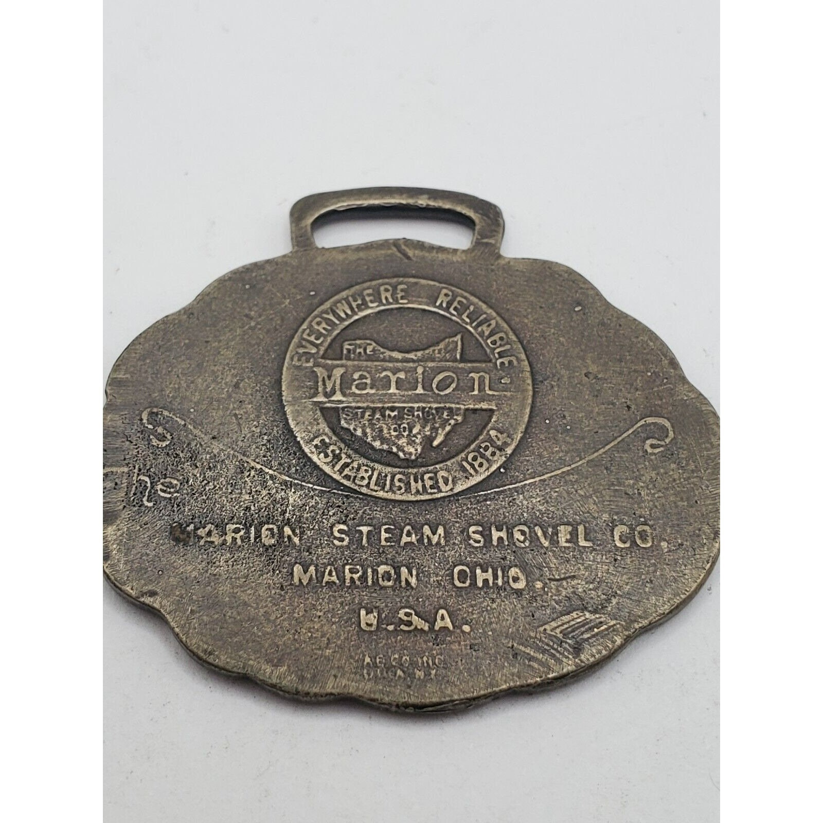 ANTIQUE MARION OHIO Steam Shovel Pocket Watch Fob Collectible - Etsy