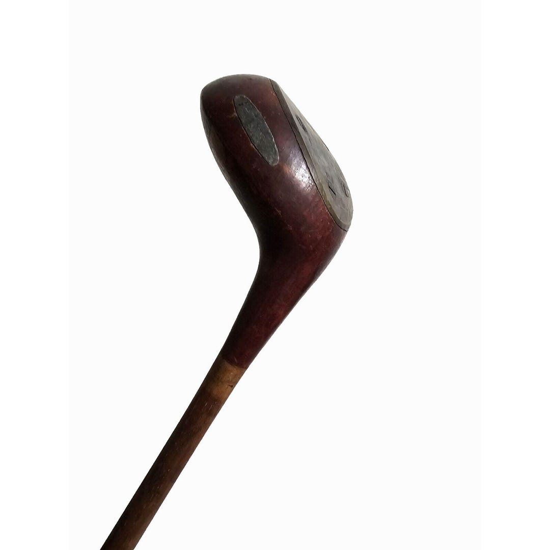 ANTIQUE WOODEN GOLF Club Davega Metropolitan Wooden Head Wooden Shaft ...