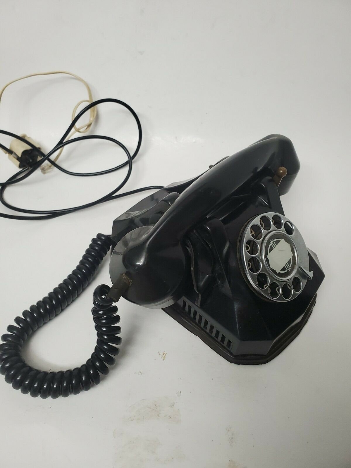 VINTAGE AUTOMATIC ELECTRIC Rotary Monophone Telephone Antique ...