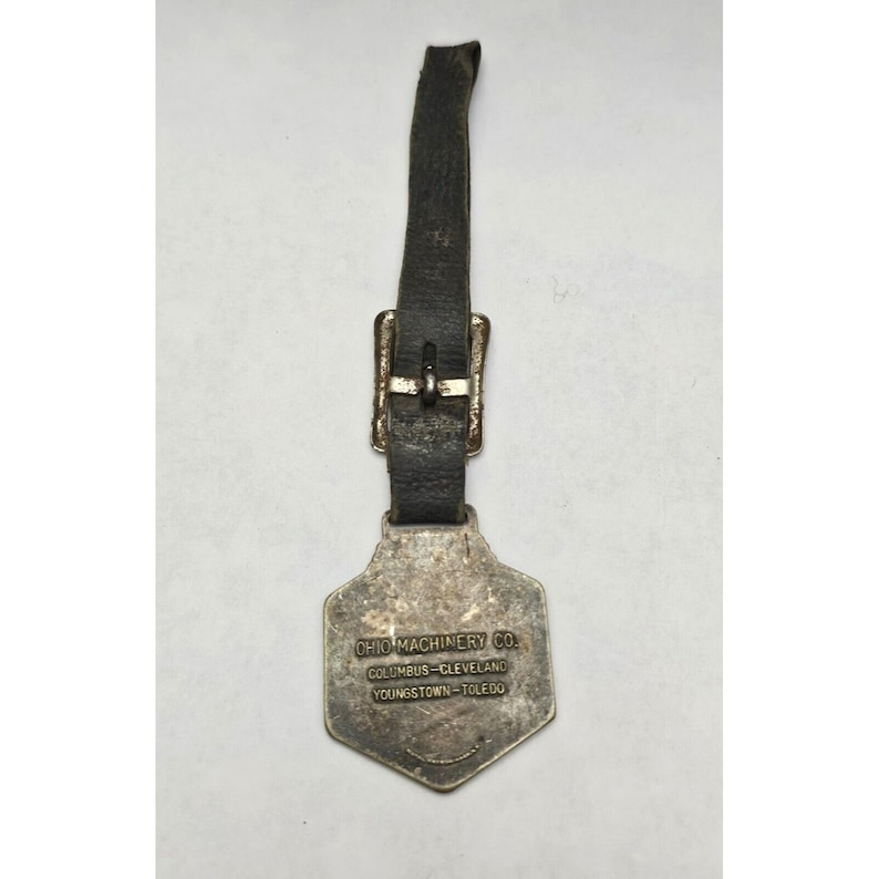 ANTIQUE THE LORAIN Crane Shovels Draglines Moto-cranes Pocket Watch Fob ...