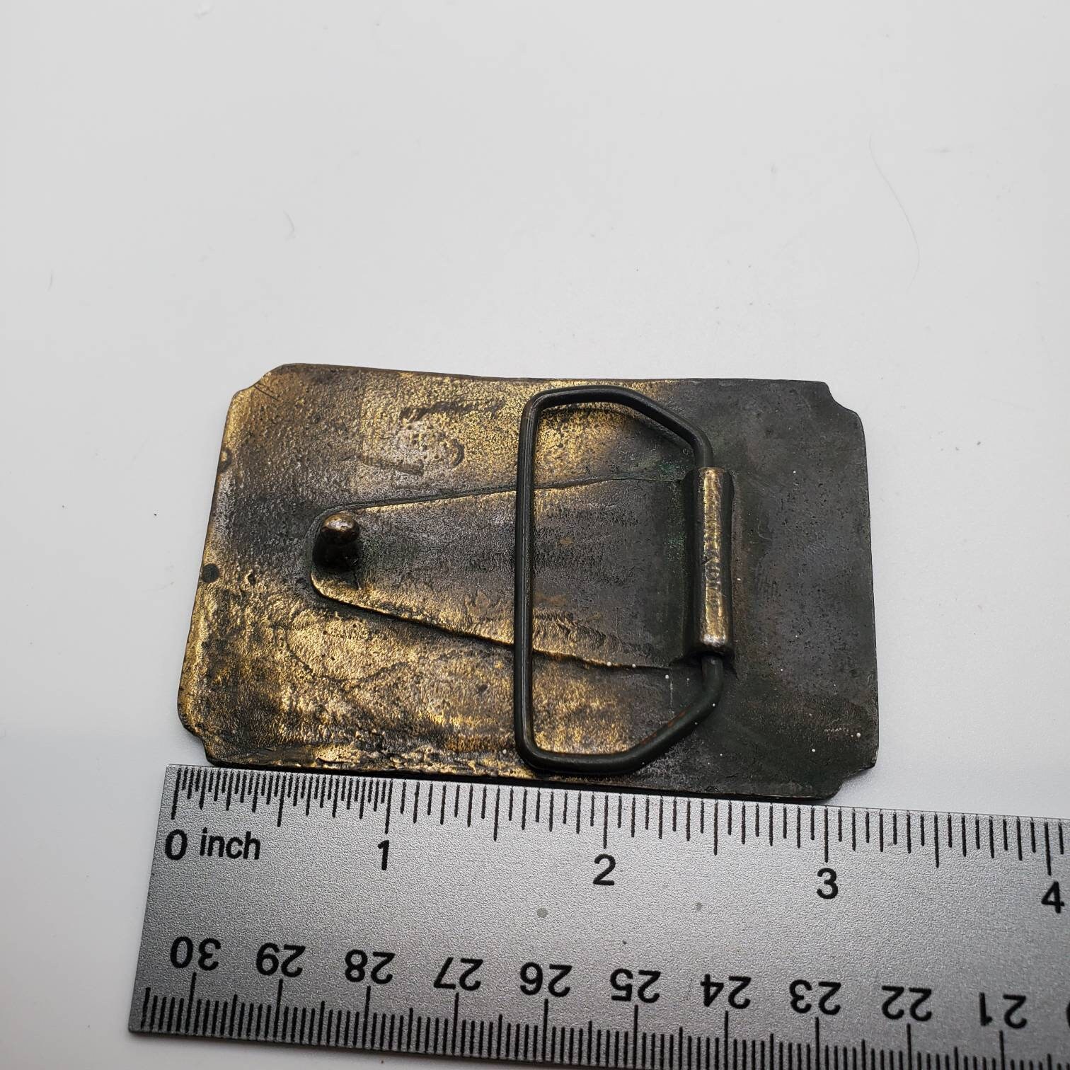 VINTAGE ALCATRAZ PENITENTIARY Belt Buckle Solid Brass San Francisco ...