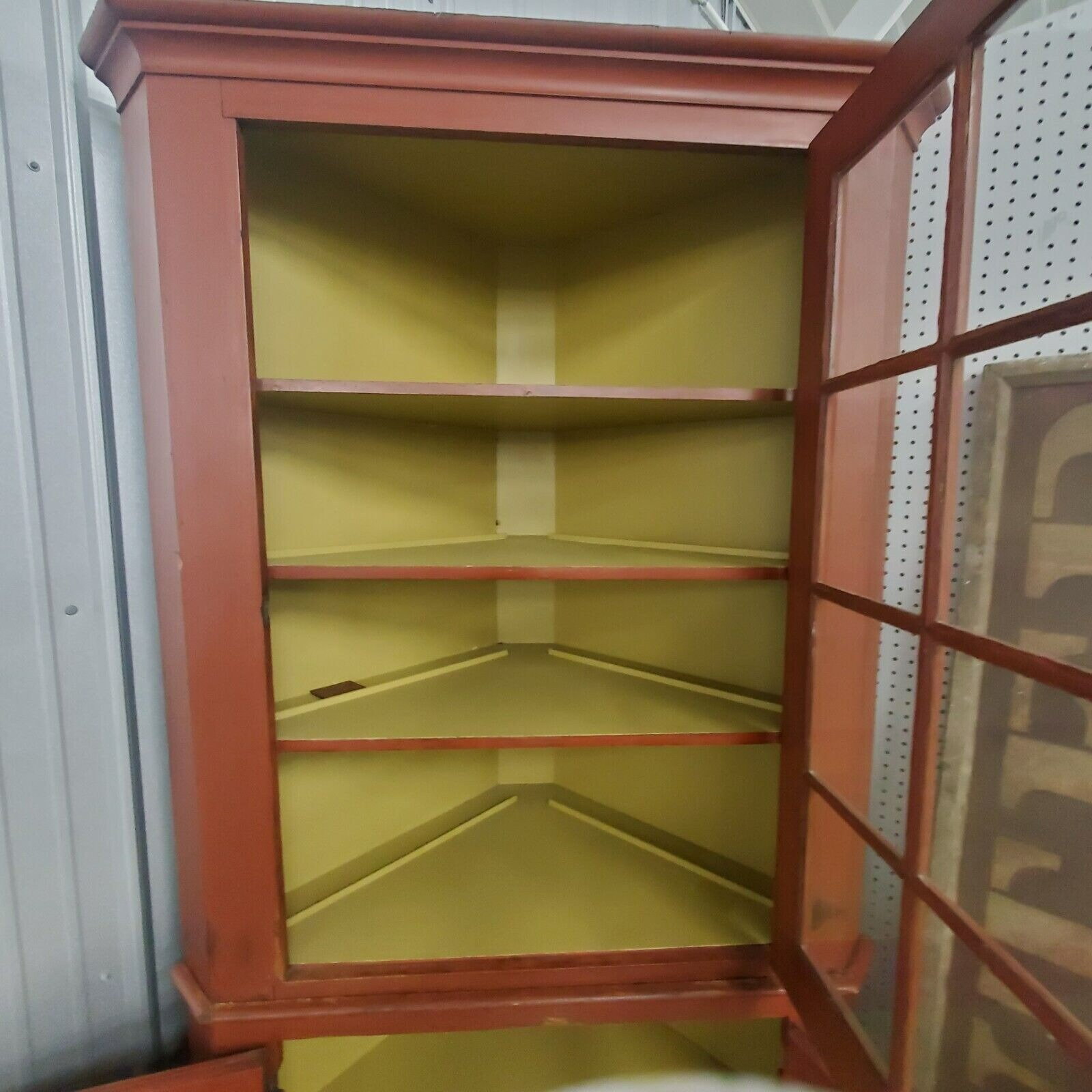 VINTAGE CORNER CUPBOARD Antique Collectible Furniture Farm - Etsy