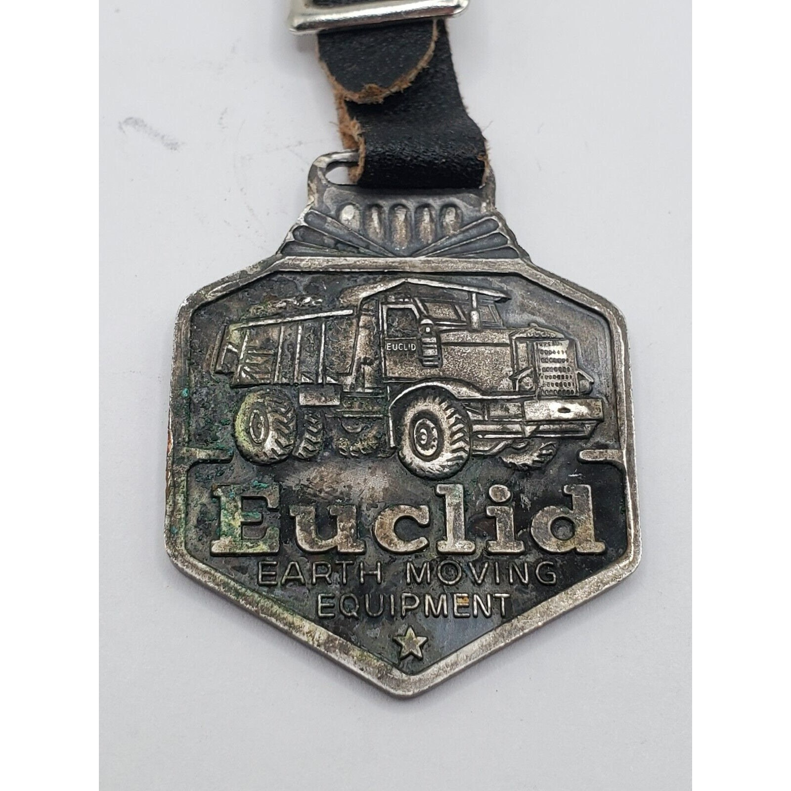 ANTIQUE EUCLID EARTH Moving Equipment Pocket Watch Fob Heay - Etsy