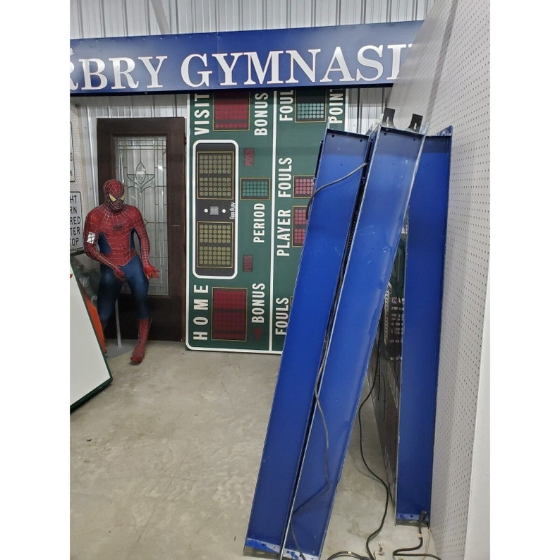 15 Ft DAKTRONICS Basketball SCOREBOARD Complete System With 2 Stat ...