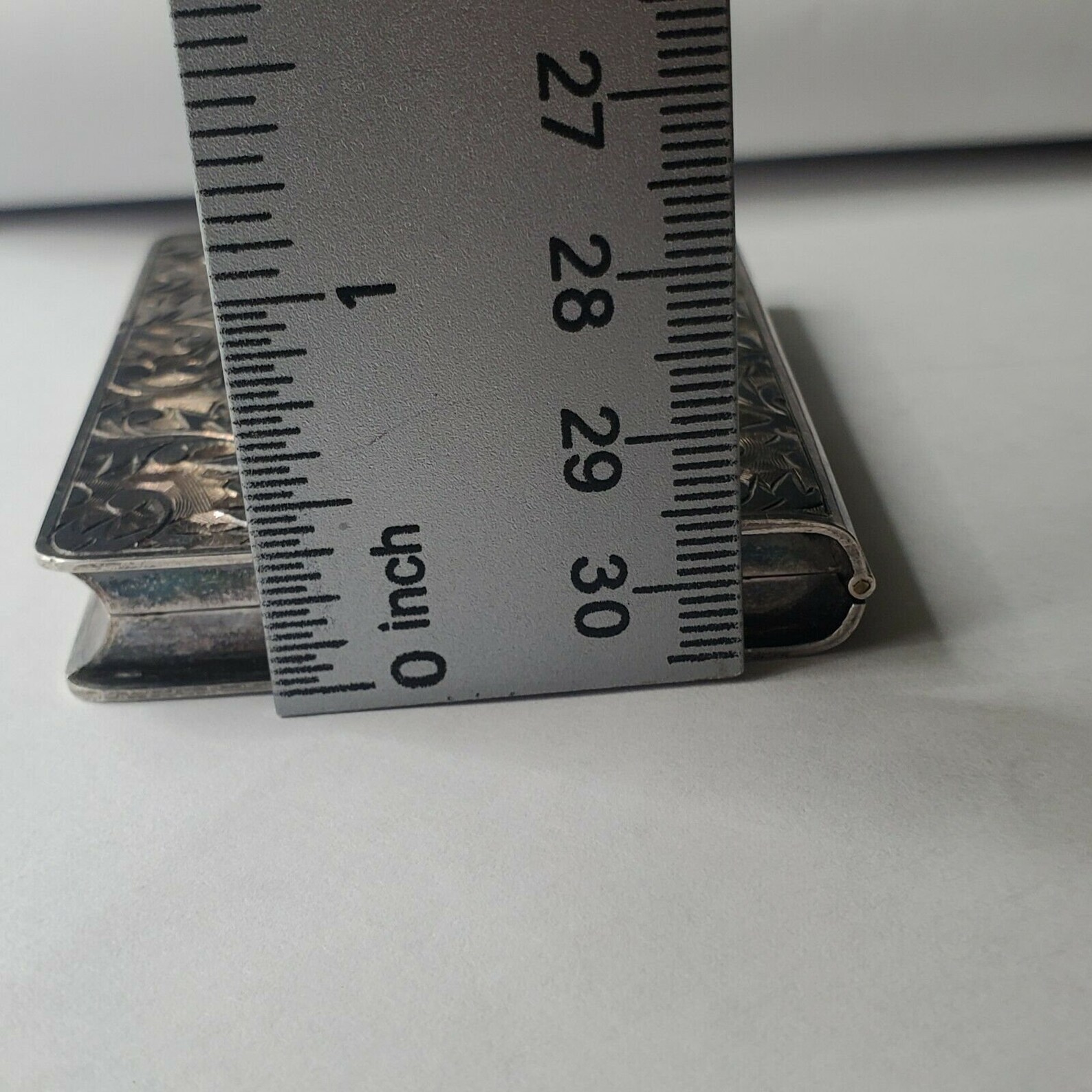 VINTAGE STERLING SILVER Powder Compact Hand Engraved Make up | Etsy