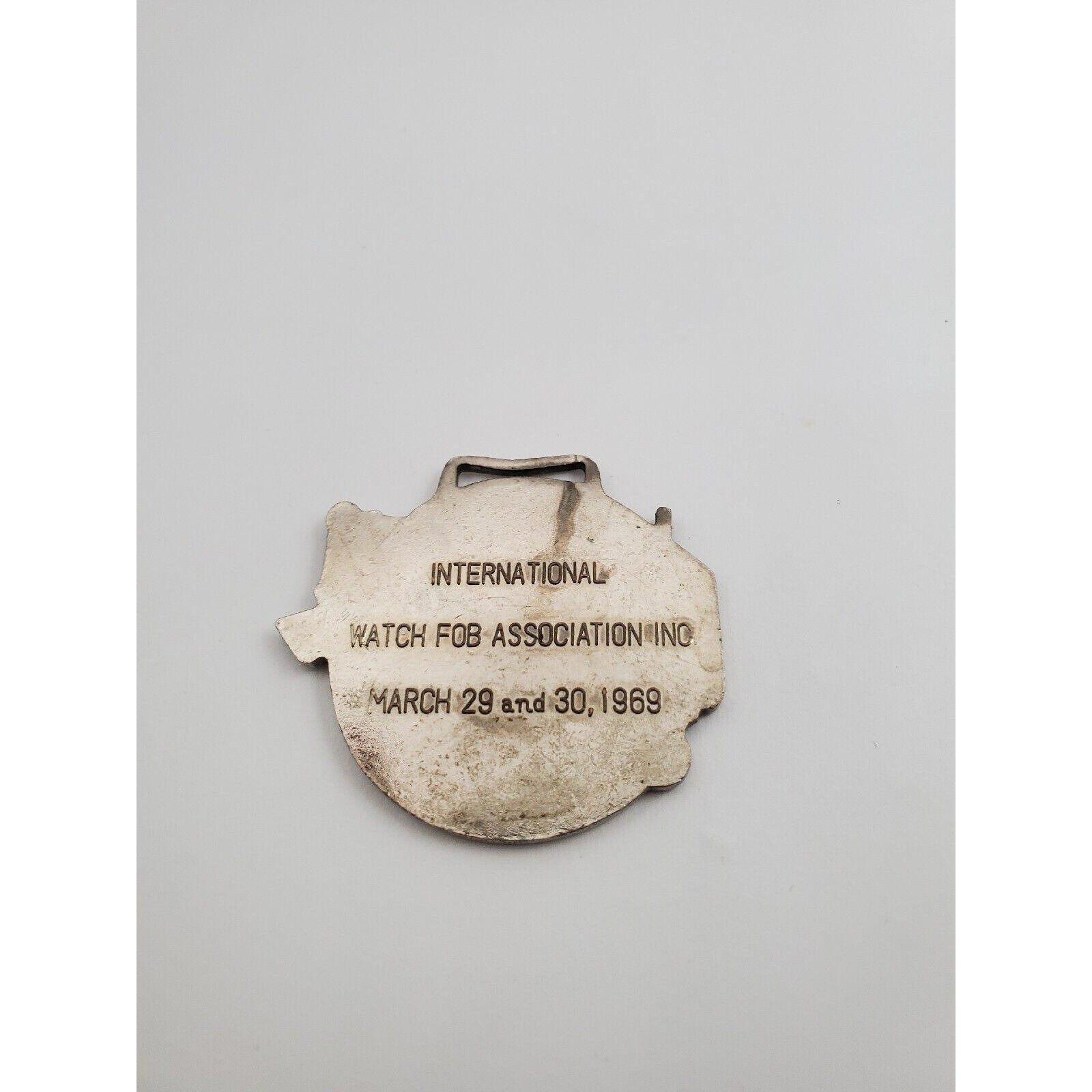 ANTIQUE POCKET WATCH Fob 5th International Norwalk Oh Fob Show 1969 Red ...