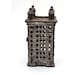 ANTIQUE CAST IRON Bank Building Skyscraper Tower Coin Still Silver ...