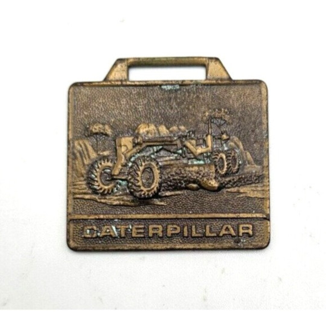 ANTIQUE CATERPILLAR POCKET Watch Fob Heavy Construction Equipment ...