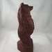 VINTAGE CHAINSAW CARVED Wood Bear Signed by California Artist Devyon ...