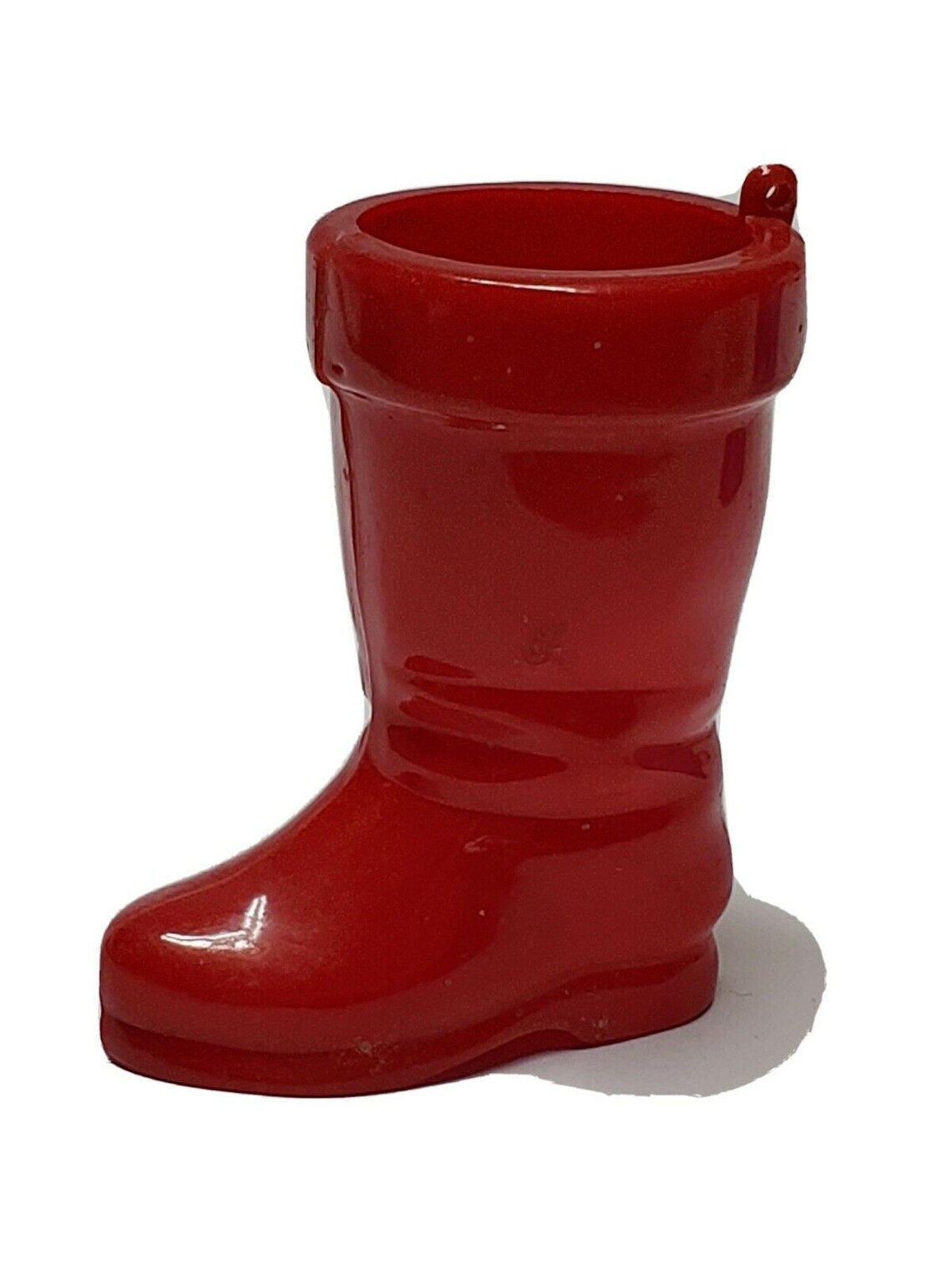 VINTAGE SANTA BOOT Ornament Signed Rosbros Plastics Prov R.I. - Etsy