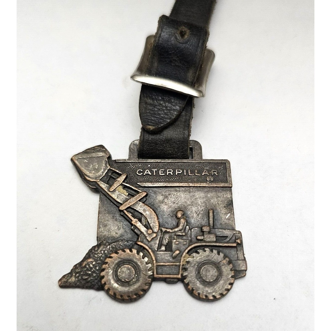 ANTIQUE CATERPILLAR POCKET Watch Fob Ohio Machinery Cleveland Gadiz ...