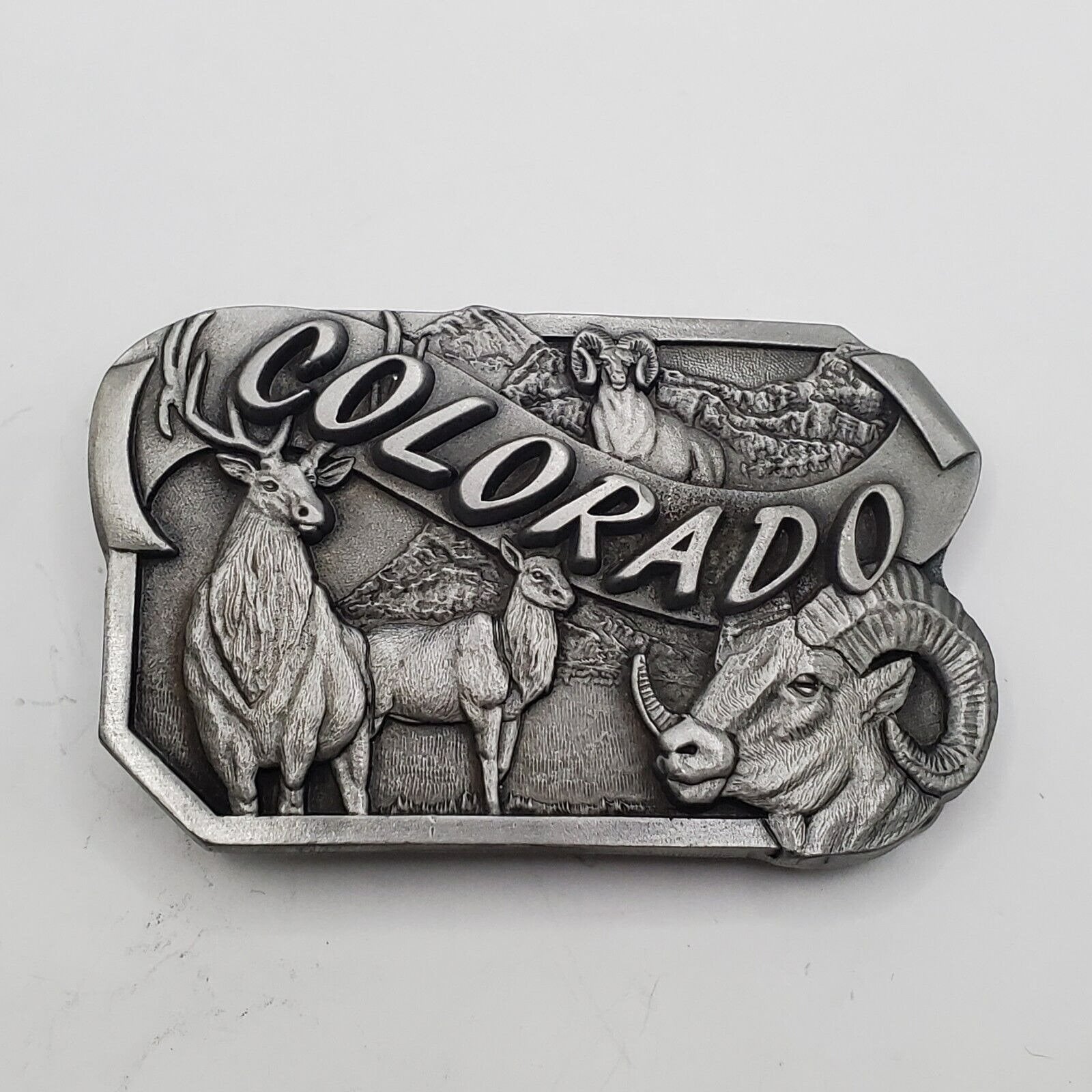VINTAGE COLORADO DEER Ram Belt Buckle Collectible Accessories - Etsy