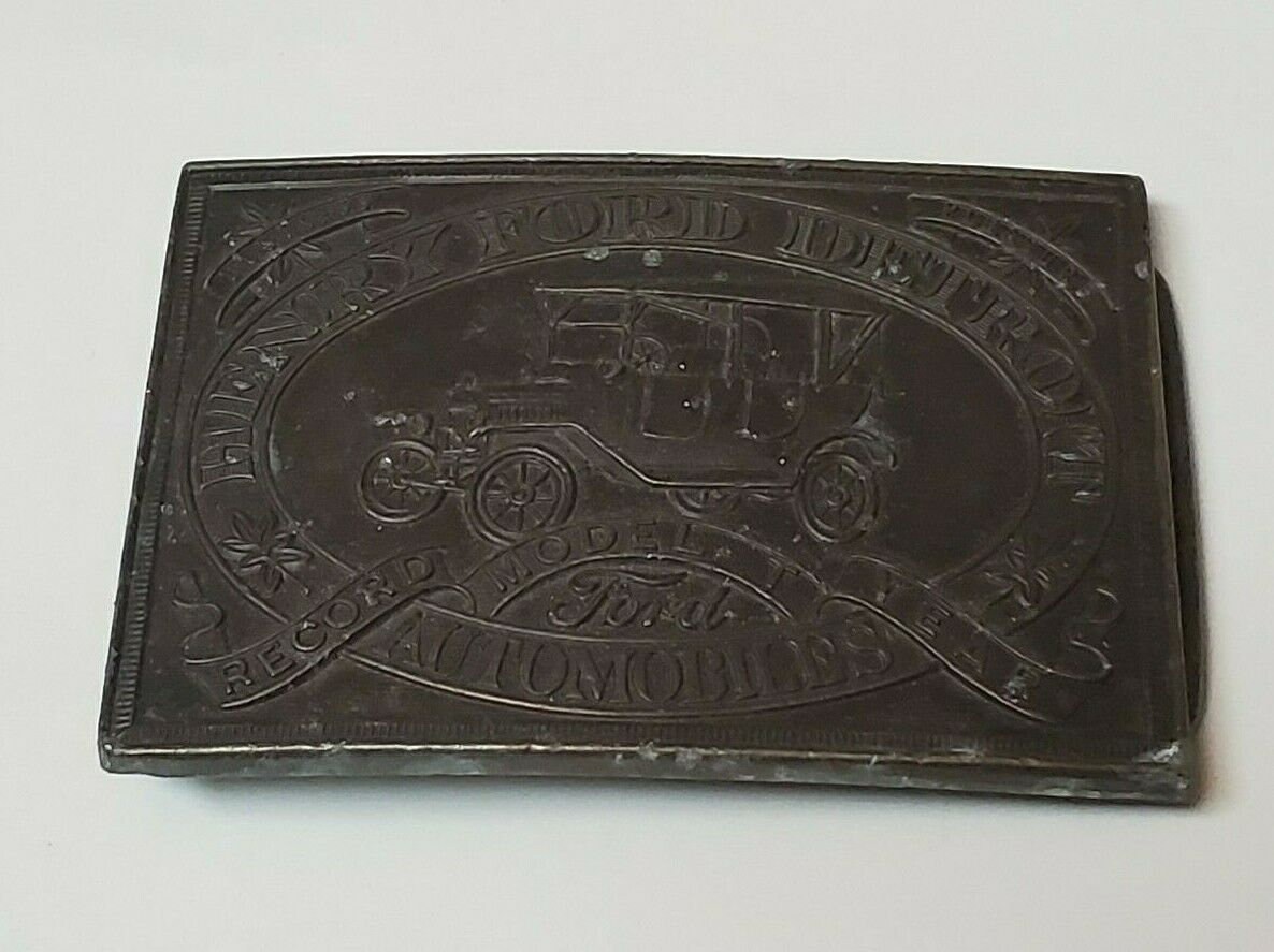 VINTAGE HENRY FORD Detroit Model T Belt Buckle - Etsy