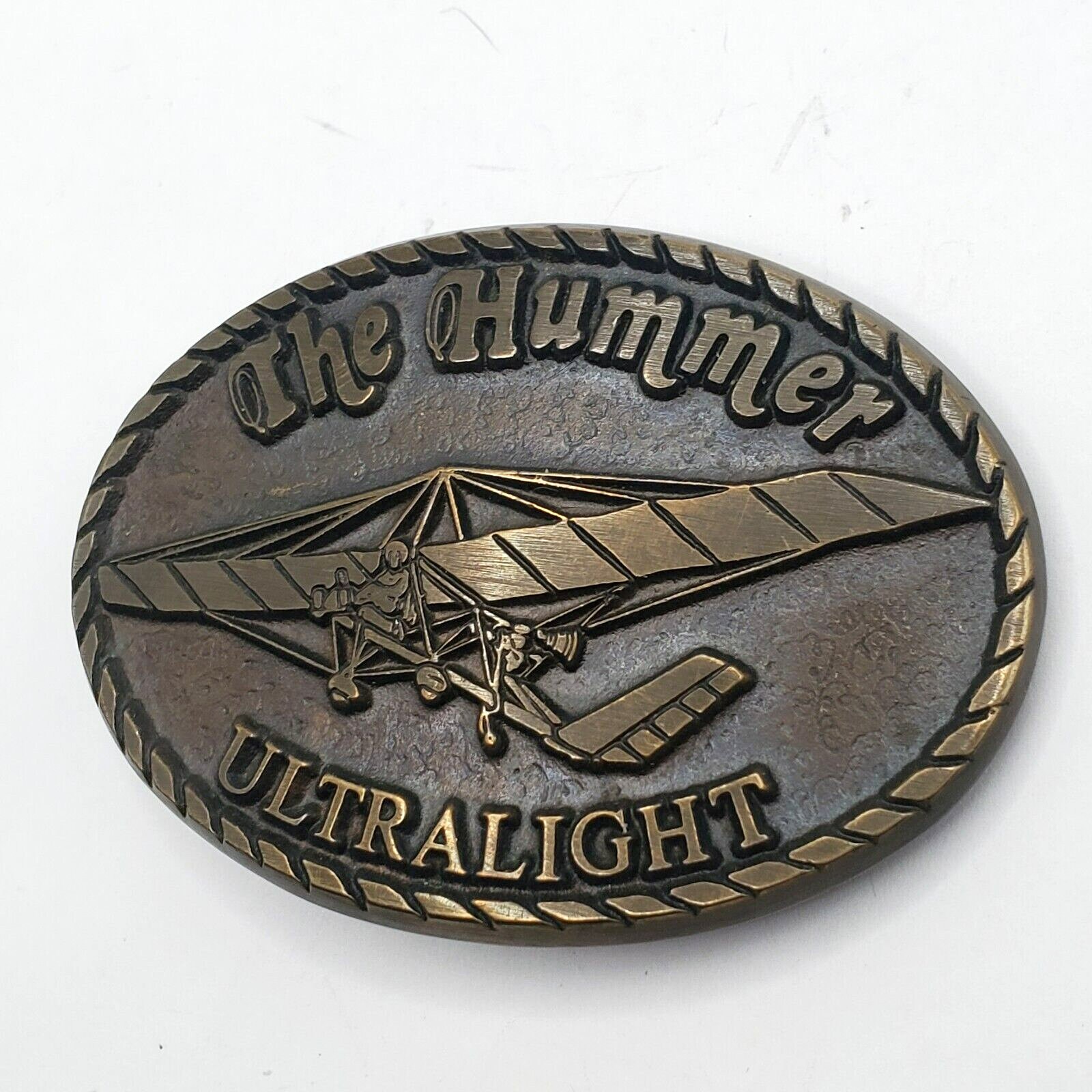 VINTAGE the HUMMER ULTRALIGHT Aircraft Belt Buckle Collectible - Etsy