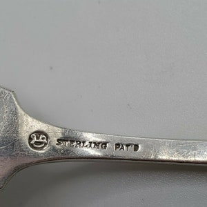 VINTAGE STERLING SILVER 3 Prong Fork Serving Piece Collectible Silverware Flatware Fairfax ...