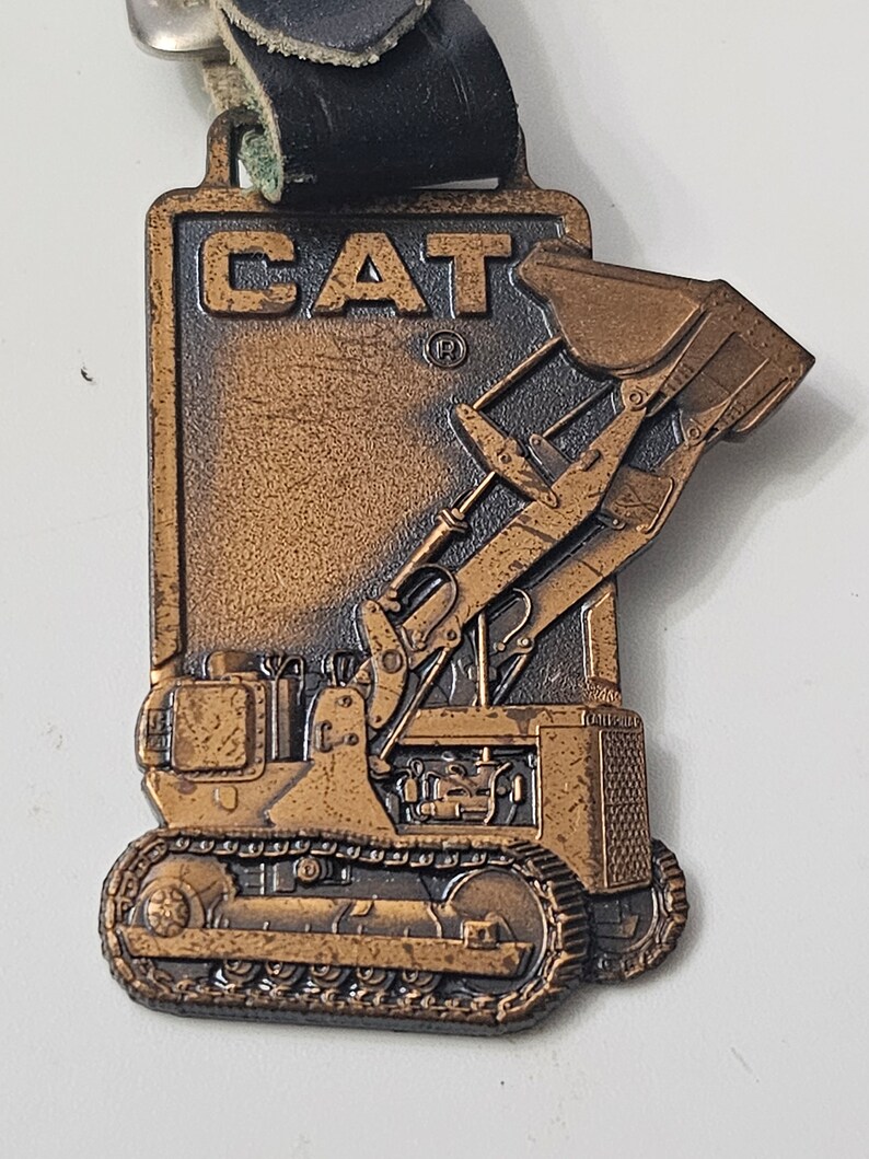 VINTAGE CAT WATCH Fob 47th Anniversary 1972 Caterpillar - Etsy