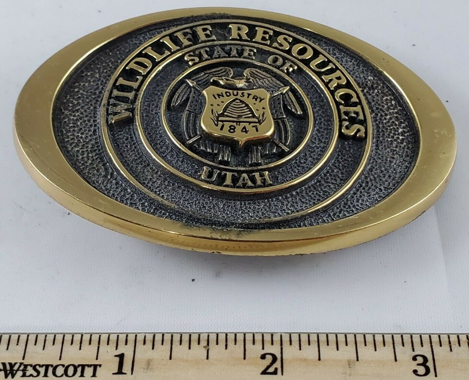 VINTAGE WILDLIFE RESOURCES Belt Buckle State of Utah | Etsy UK