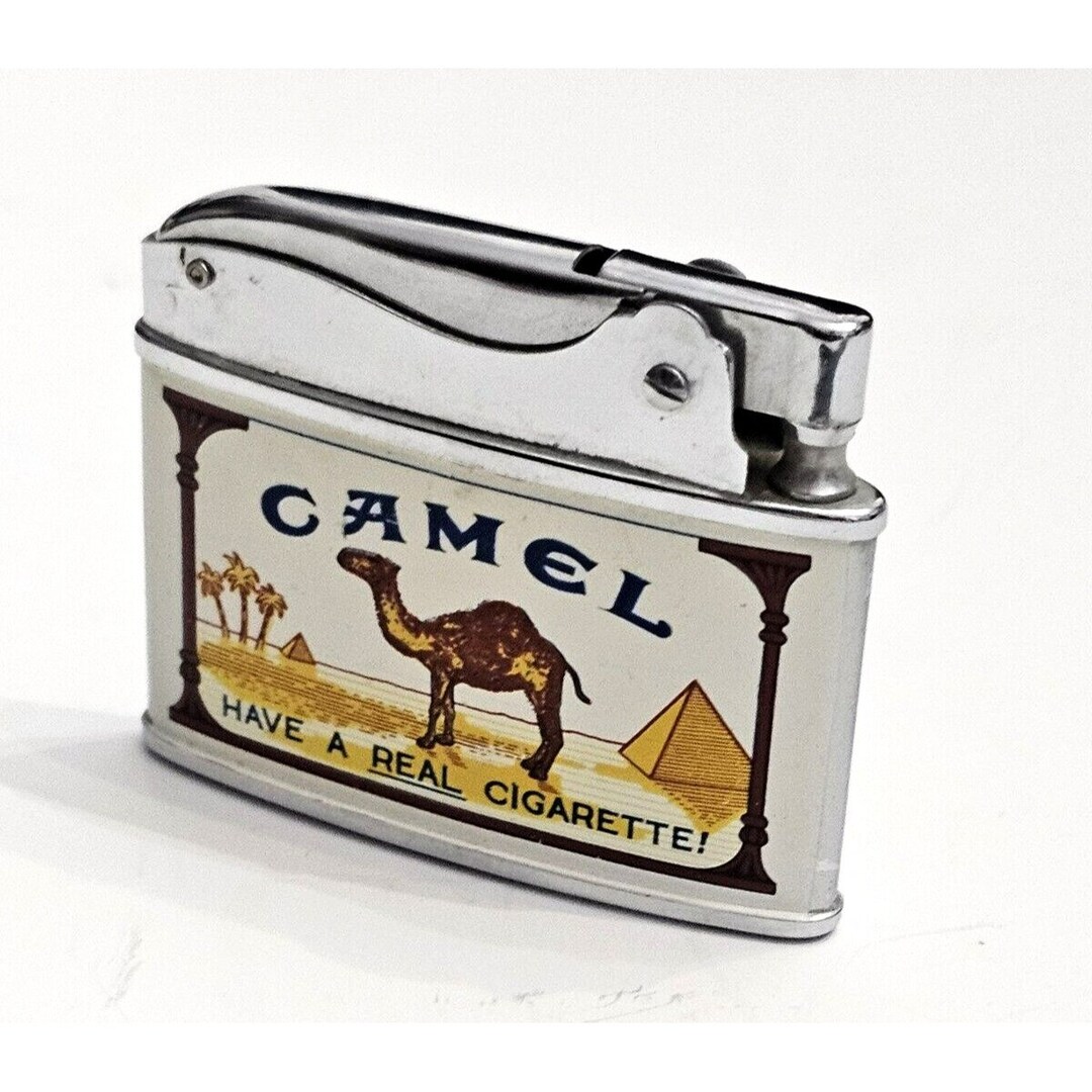 VINTAGE LIGHTER CAMEL Cigarettes Zenith Collectible Advertising Tobacco ...
