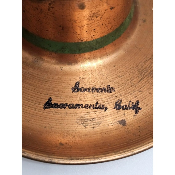 ANTIQUE COPPER COWBOY Hat Sombrero Handcrafted Souvenir ANTIQUE COPPER COWBOY Hat Sombrero Handcrafted Souvenir