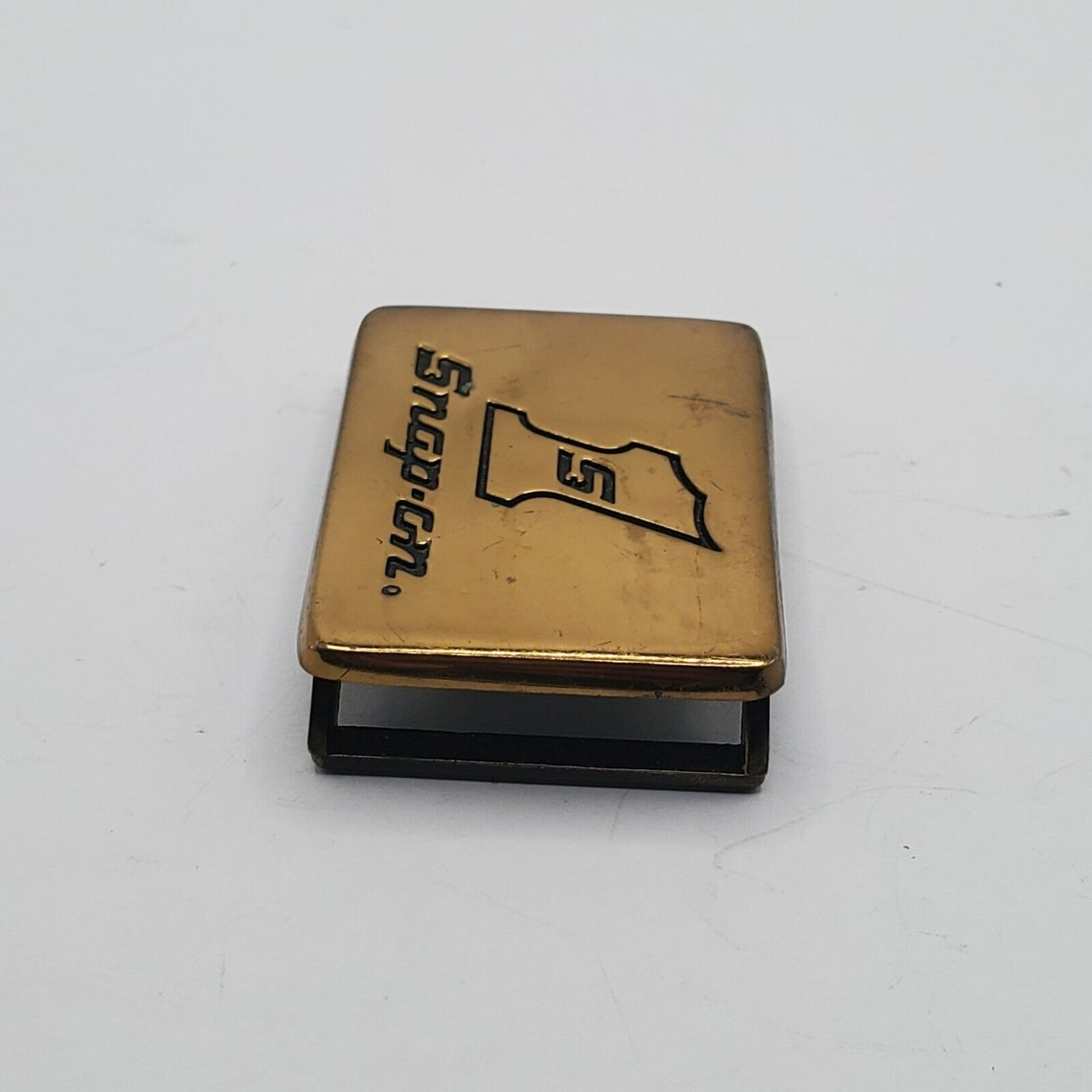 VINTAGE SNAP on Belt Buckle Solid Brass Signed B.T.S - Etsy