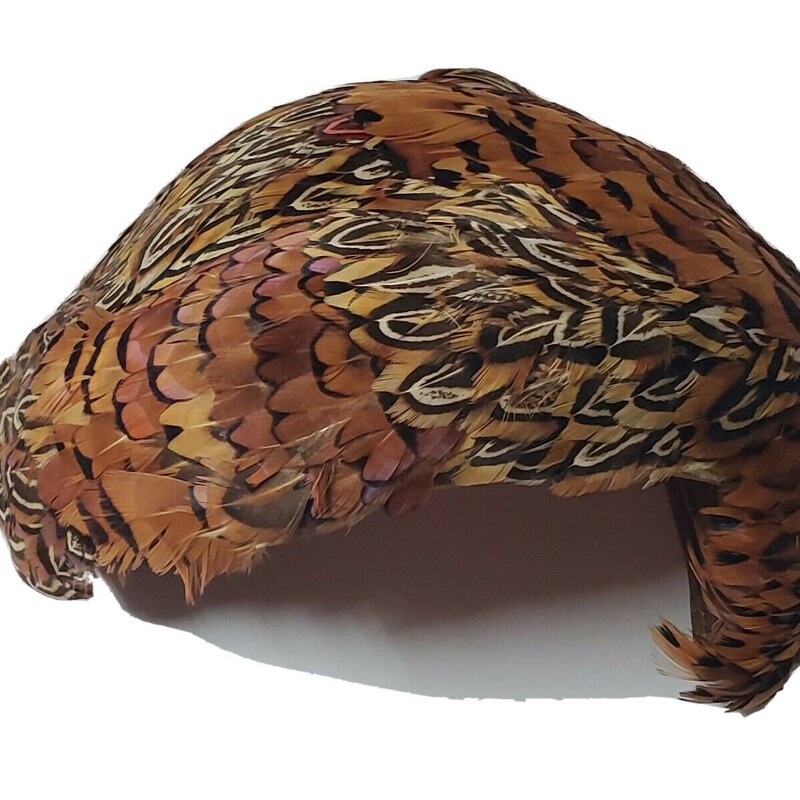 Vintage Feather Hat - Etsy