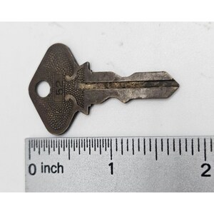 ANTIQUE MODEL T FORD Car Key 52 Automobile Ignition #52 Key Collectible ...