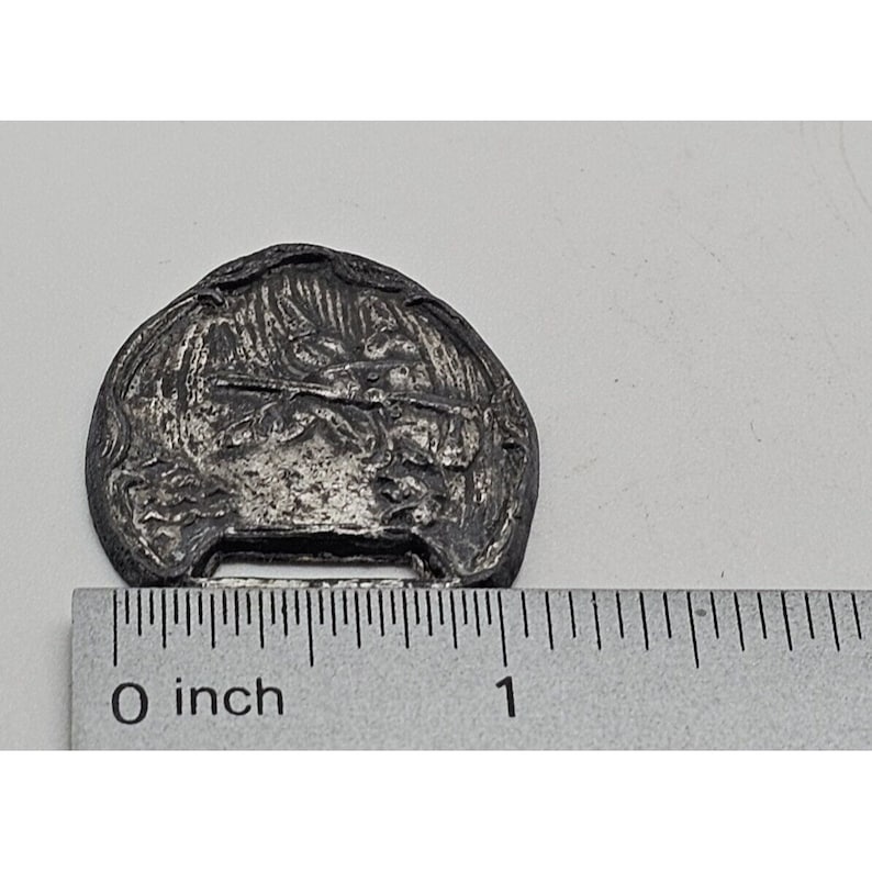 RARE BLACK POWDER Hunter Musket Shield Pocket Watch Fob Advertising ...