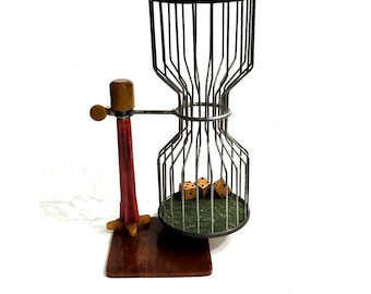 1930's Chuck a Luck Dice Game, the Bird Cage Game, Table Top Games ...