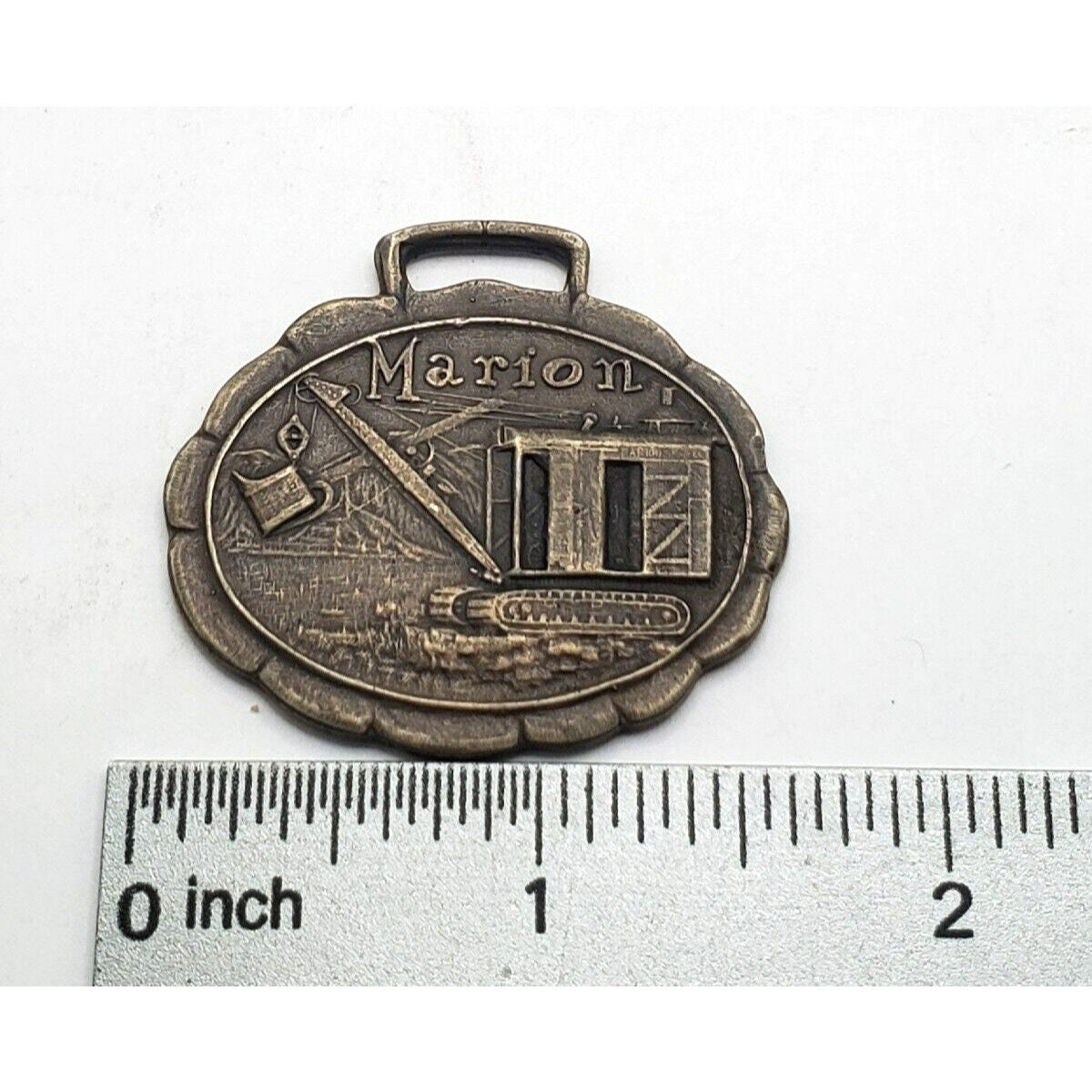 ANTIQUE MARION OHIO Steam Shovel Pocket Watch Fob Collectible - Etsy