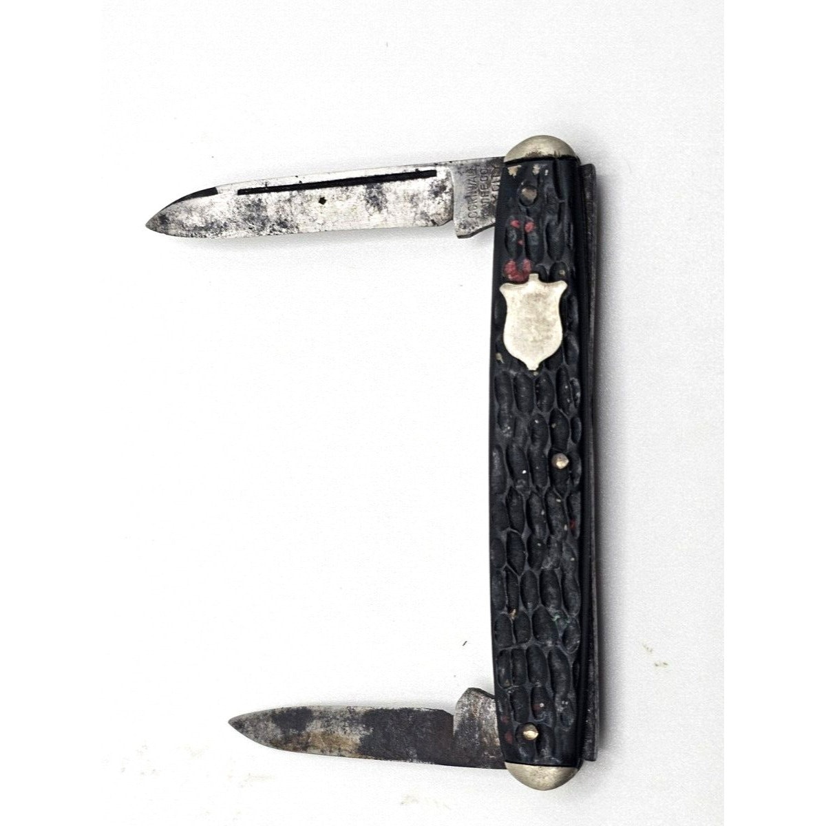 ANTIQUE RARE CORNWALL Knife Co. N.Y. Folding Pocket Knife 2 Blades ...