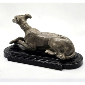 ART DECO GREYHOUND Dog Sculpture Whippet Dog Figurine Statue ...
