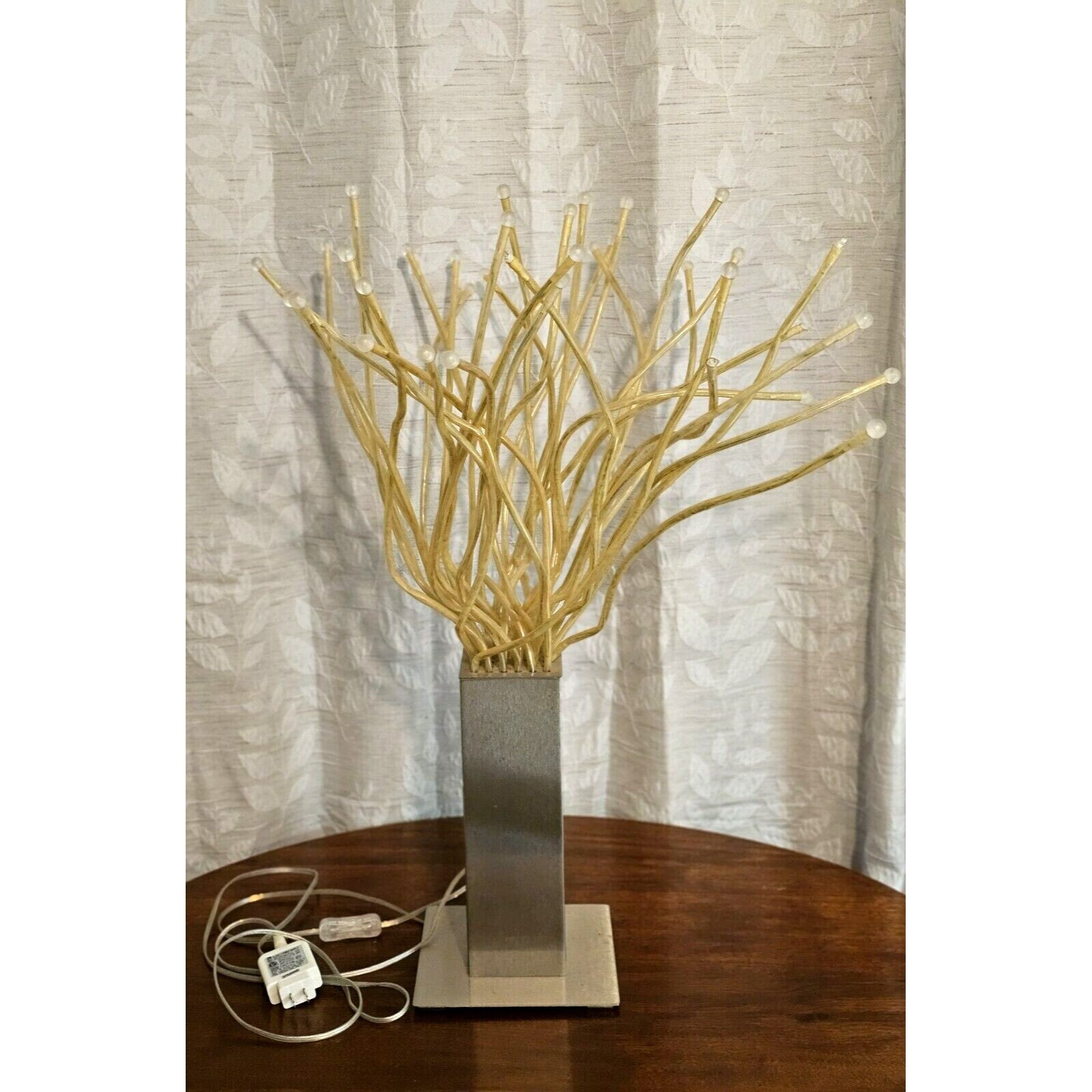 ANTIQUE STRANNE MEDUSA Tentacles Jellyfish Table Lamp Ikea Chrome ...