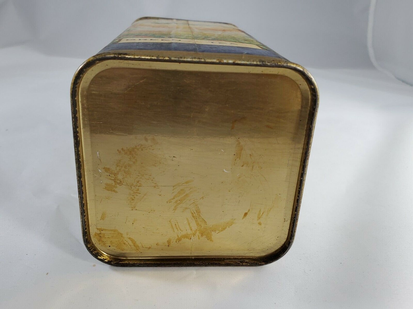 VINTAGE TIN LION Graphic Monarch Green Tea Tin Advertising - Etsy