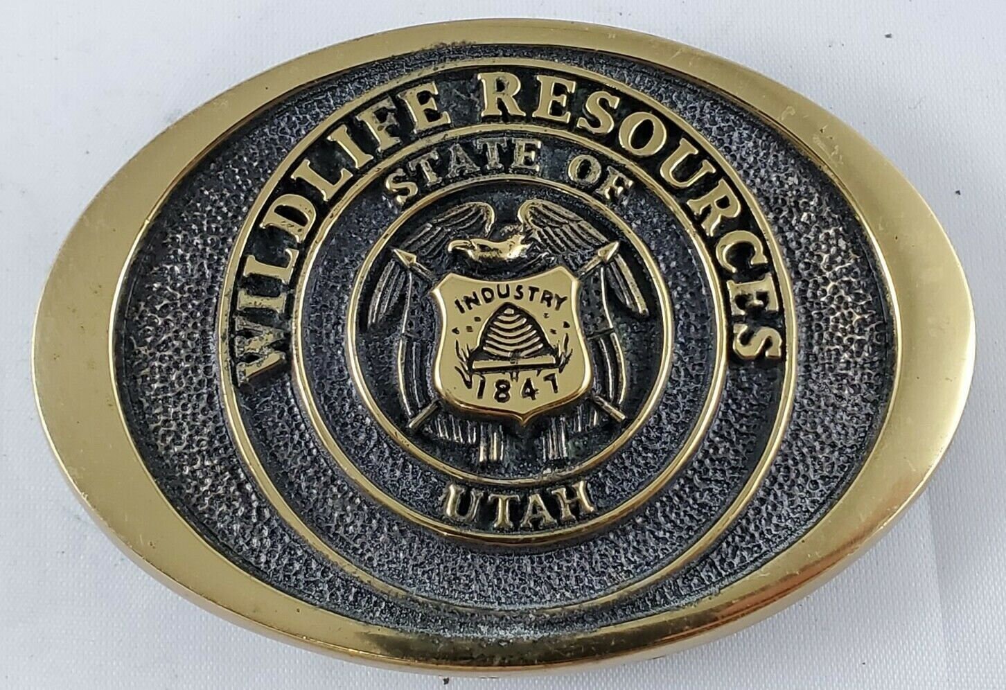 VINTAGE WILDLIFE RESOURCES Belt Buckle State of Utah - Etsy UK