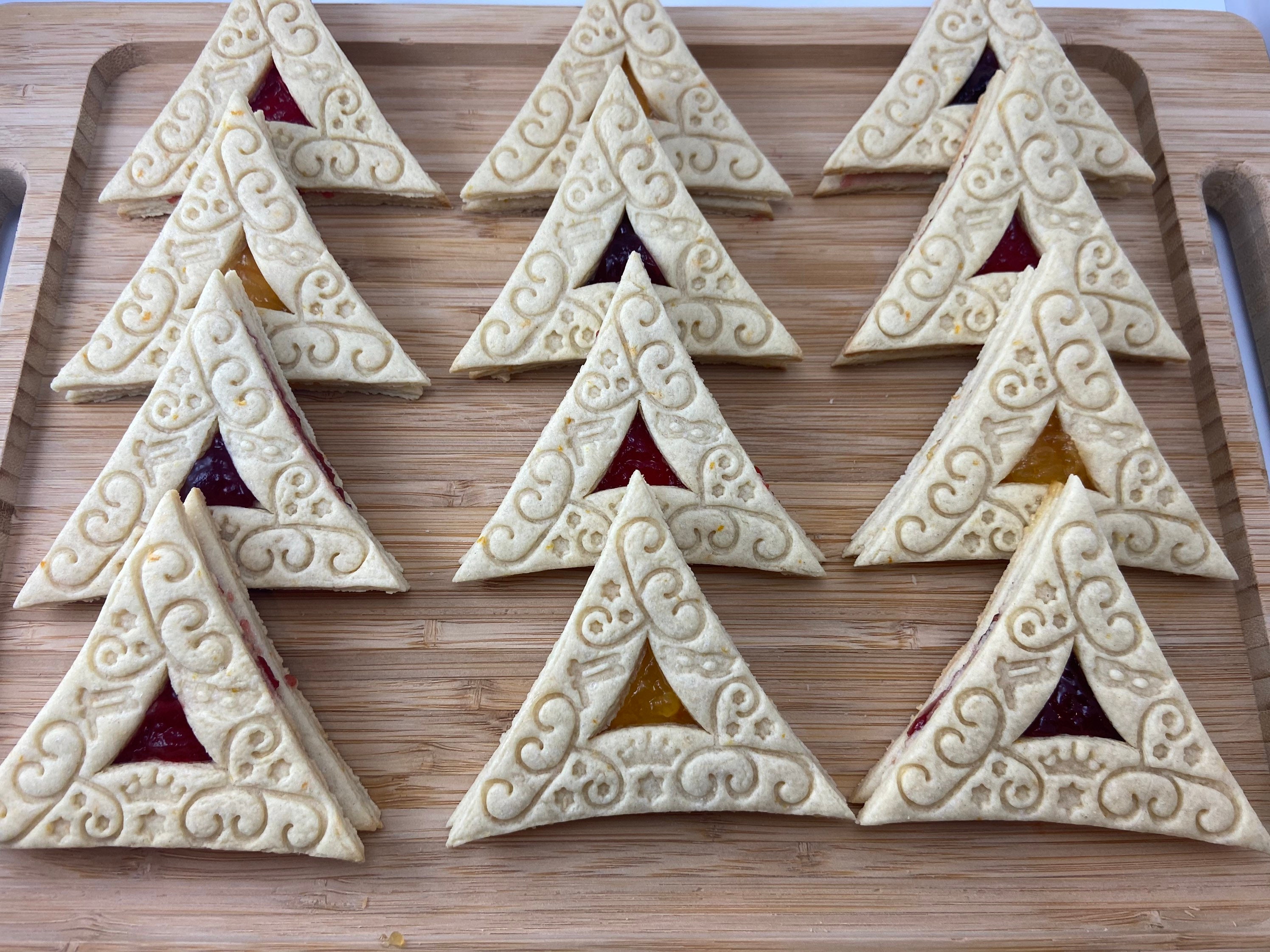 Hamantaschen Linzer Cookie Cutters and Press - Etsy