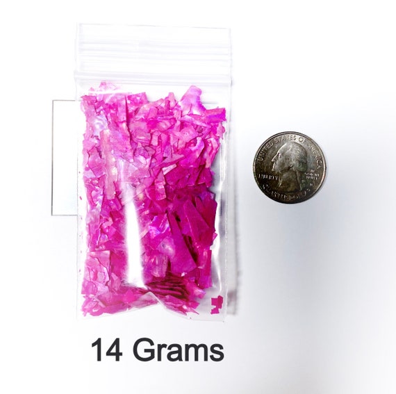 Home & Hobby Lt Pink Crushed Abalone Iridescent Shell For Resin Art ...