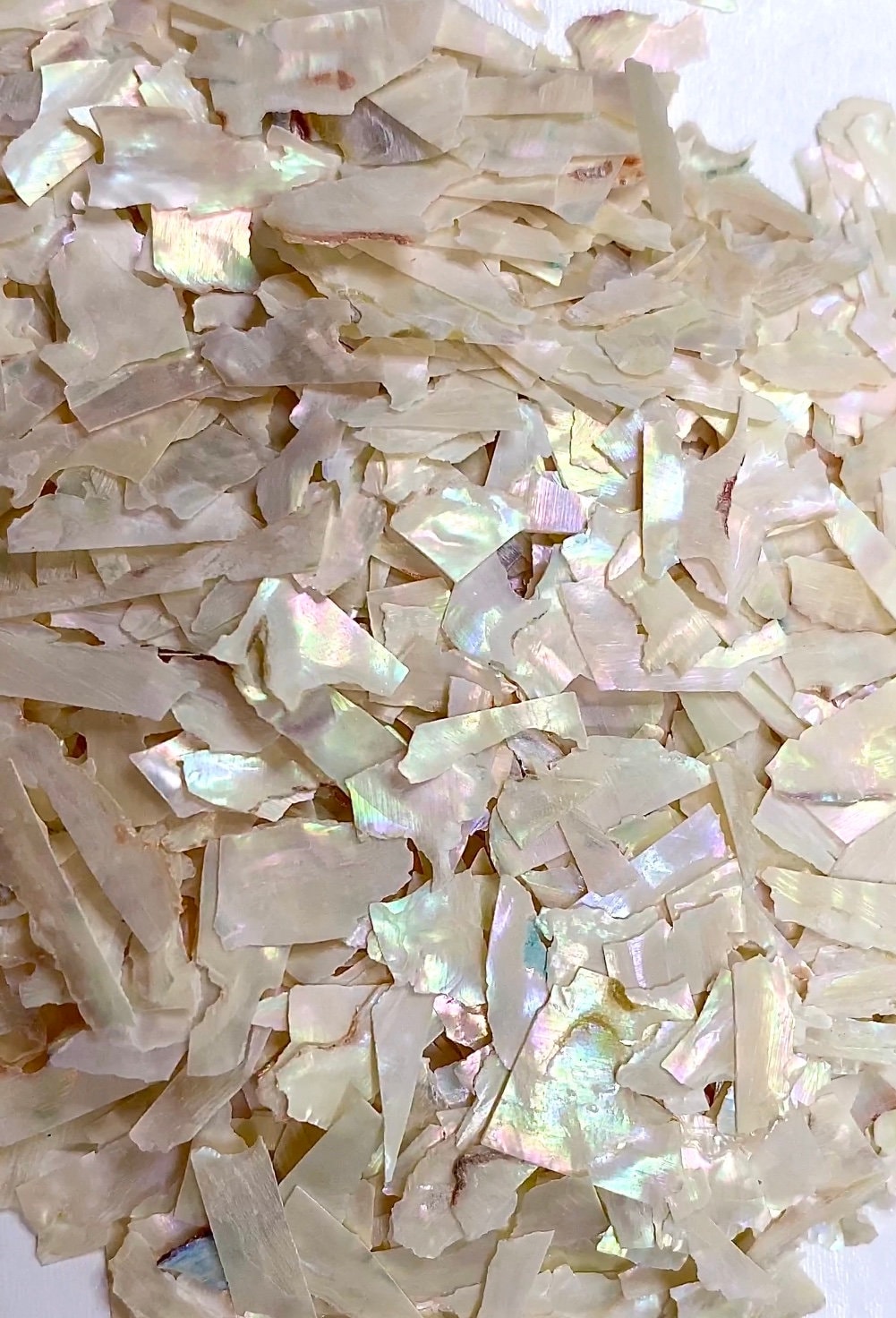 Home & Hobby Lt Pink Crushed Abalone Iridescent Shell For Resin Art ...